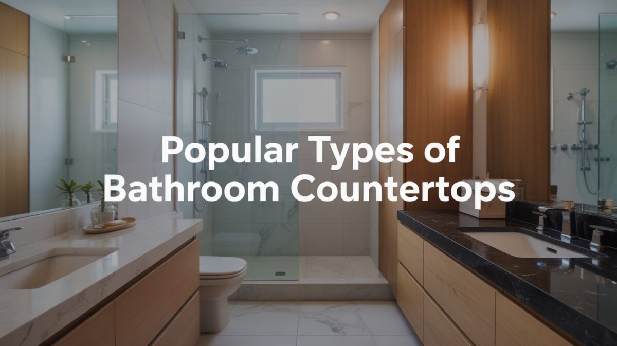 13 Popular Types of Bathroom Countertops - WillyHomes