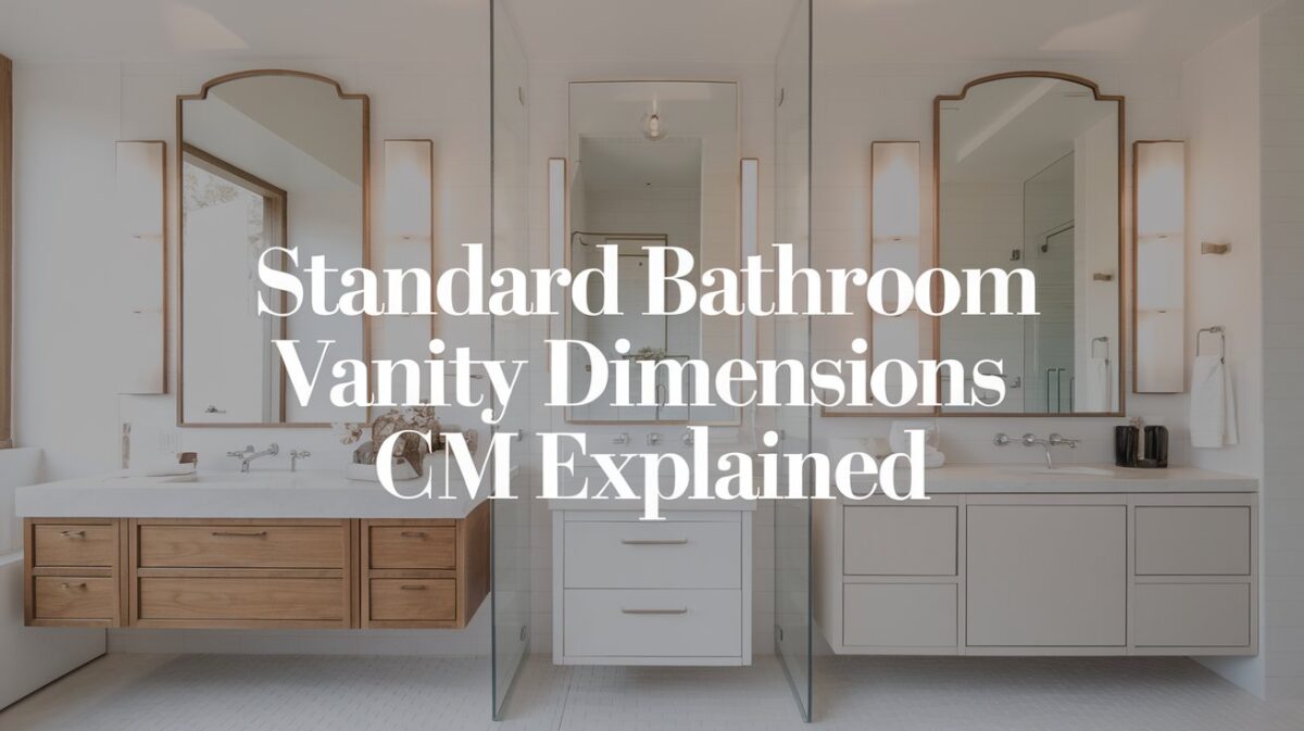 Standard Bathroom Vanity Dimensions Cm Explained - WillyHomes