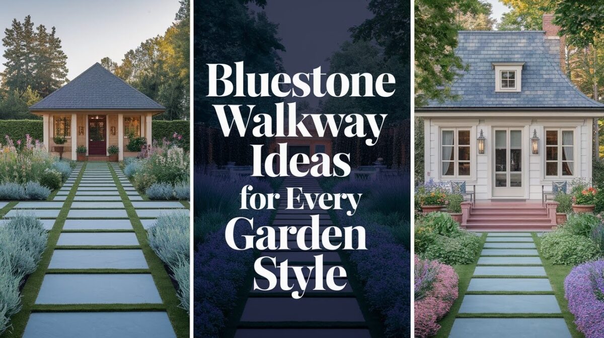 23 Bluestone Walkway Ideas for Every Garden Style - WillyHomes
