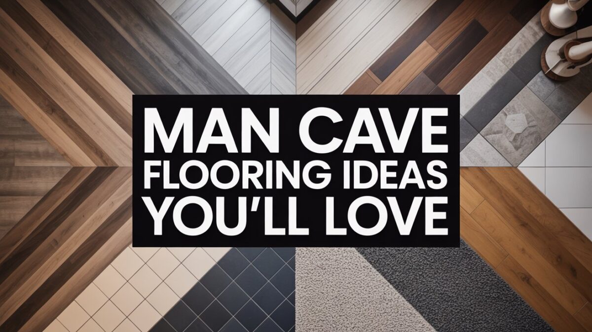 11 Man Cave Flooring Ideas You'll Love - WillyHomes