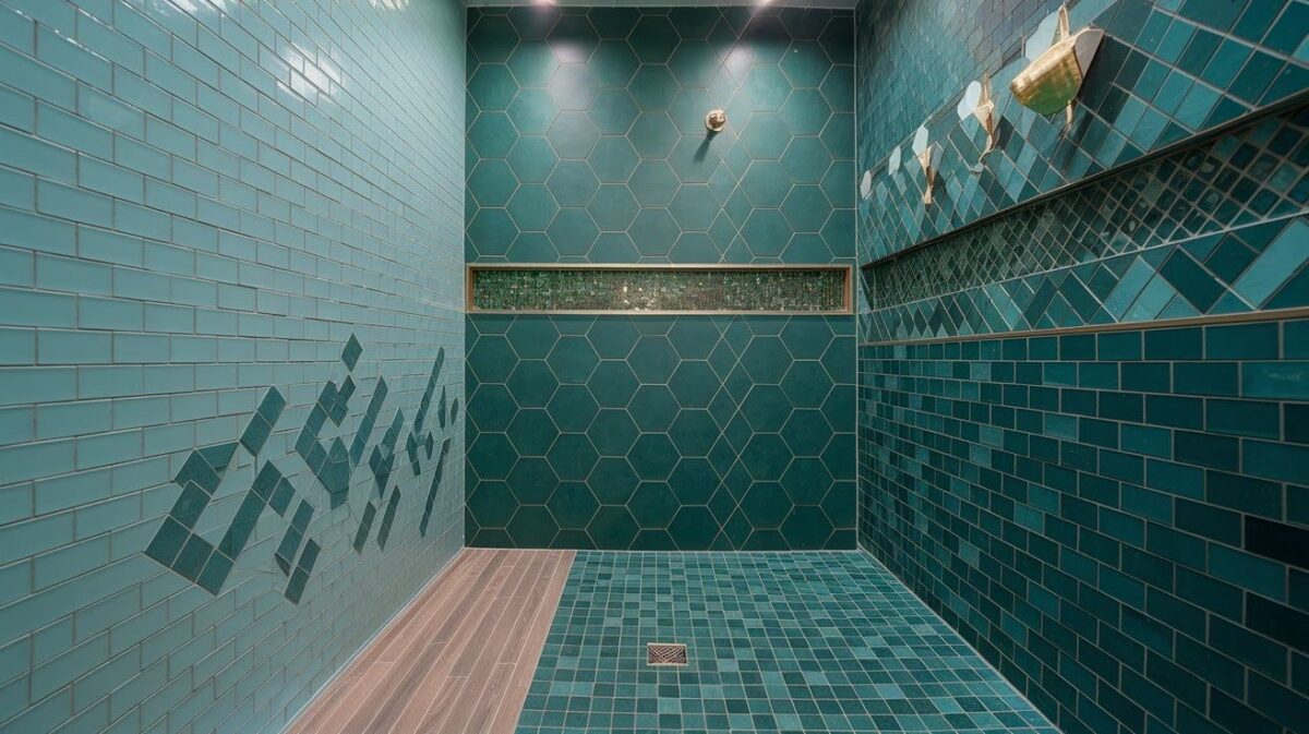 39 Amazing Green Tile Shower Ideas - WillyHomes