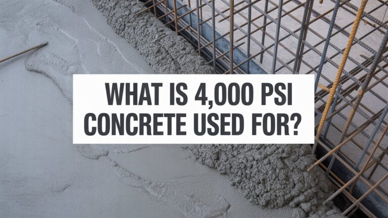 What Is 4,000 PSI Concrete Used For? - WillyHomes