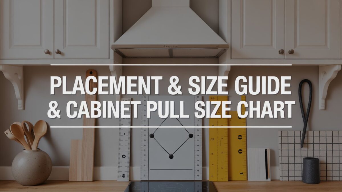 Placement & Size Guide & Cabinet Pull Size Chart - WillyHomes
