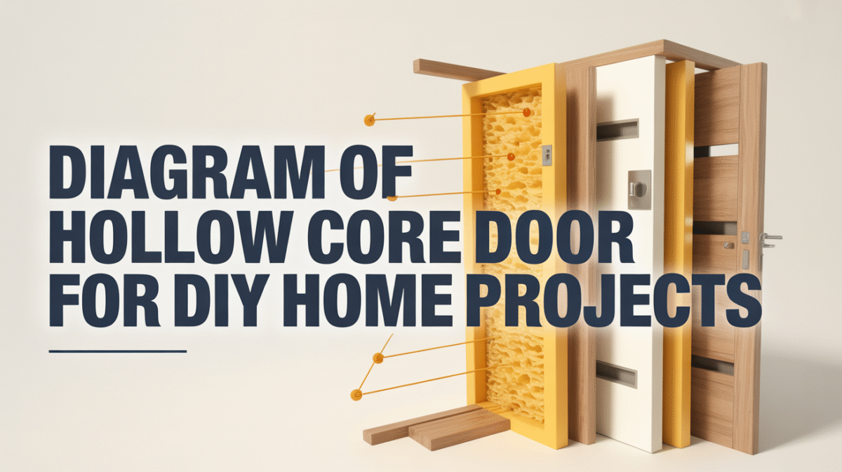 Diagram of Hollow Core Door for DIY Home Projects - WillyHomes