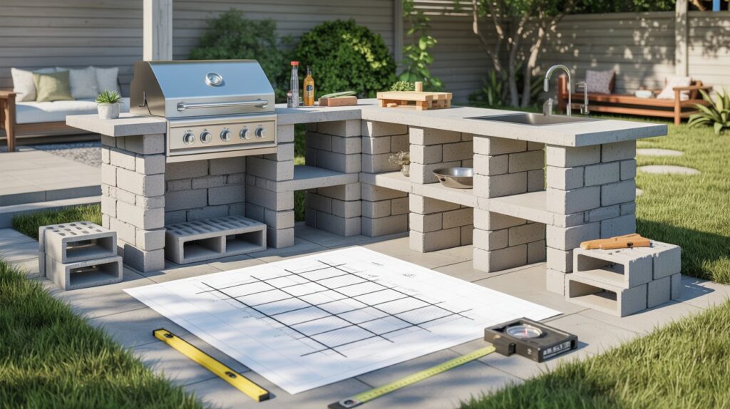 Cinder Block Outdoor Kitchen: Step-by-Step Guide - WillyHomes